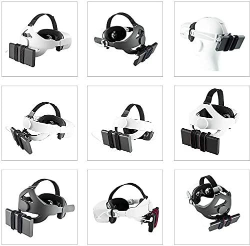 SINWEVR Power Bank Battery Strap Holder Compatible for Quest 2 / Quest/HTC Vive/Other 3rd Party Head Strap,Extending VR Game Playing Time(Power Bank Not Included)