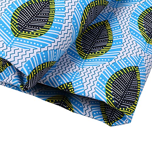 African Fabric 6 Yards BintaRealwax 100% Polyester Ankara Fabric for Party Dress 6198