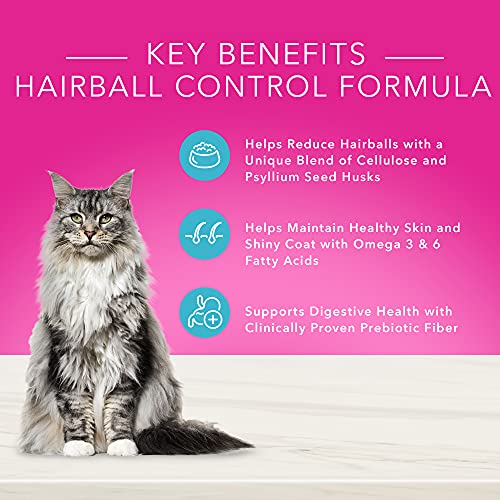 Blue Buffalo True Solutions Hairball Control Natural Adult Dry Cat Food, Chicken 3.5-lb