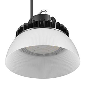 grandlumen 240w led high bay ufo light, etl certified, 5000k daylight white, led warehouse lighting with pc reflector