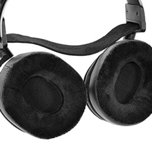 M50x Thicker Upgrade Quality Earpads - defean Replacement Ear Cushion Velour and Protein Pu Earpads Compatible with ATH-M50x M50 M40 M40FS / Arctis 7 / Arctis 5 / Arctis Pro/MDR-7506 V6 Headphone