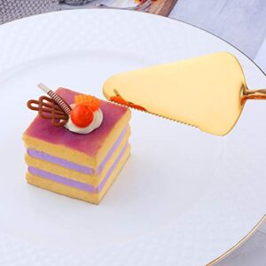 YIFEIJIAO,Stainless Steel Cake Shovel Pie Pizza Cheese Server Divider Knife Baking Tools-Purple