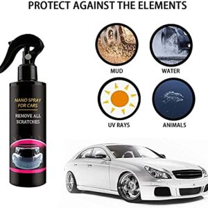 dwguzimlxg Car Scratch Repair Nano Spray, Car Scratch Remover, Repair, Protection, & Swirl Remover Polish, Scratch Removal for Cars, Removes Any Scratch and Mark (120ml)