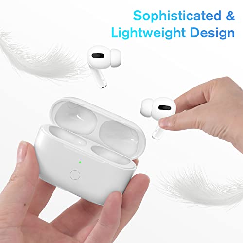 Compatible for AirPods Pro 2nd Generation Charging Case Replacement, Compatible for Wireless AirPods Pro 2 Charger Case with Bluetooth Pairing Sync Button, Built-in Large Battery