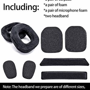 Velour Replacement Ear Pads for Astro A40 A50 GEN1 GEN2 Gaming Headset (Not Compatible with A40TR, A50 GEN3, A50 GEN4)