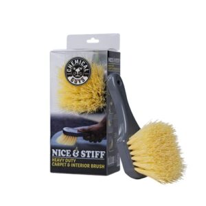 chemical guys accg02 nice & stiff heavy duty carpet & interior detailing brush