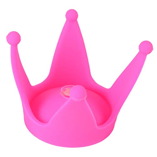 Abaodam Helmet Suction Cup Crown Suction Cup Crown Decoration Headwear Sucker (Crown Double Suction Cup, Rosy) Bike Part and Accessories