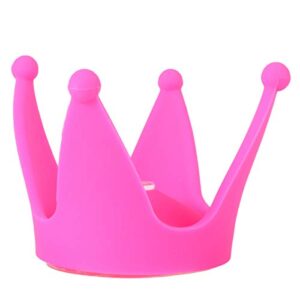 Abaodam Helmet Suction Cup Crown Suction Cup Crown Decoration Headwear Sucker (Crown Double Suction Cup, Rosy) Bike Part and Accessories