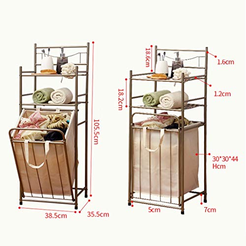 Laundry Hamper Clothes Basket Free Standing Bathroom Storage Laundry Baskets Clothing Rack Holder Home Hamper Laundry Bins Floor Cabinets Durable Washing Bin, Dirty Clothes Storage