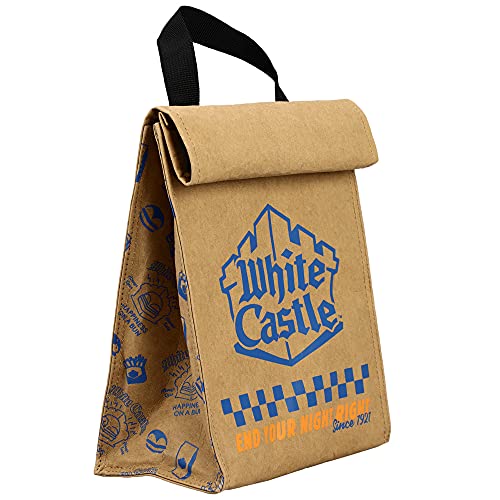 White Castle Burger Brown to-Go Bag Lunch Sack