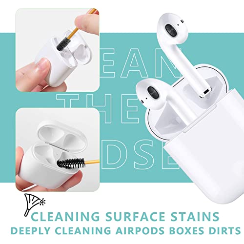 203PCS Airpod Cleaner Kit,iPhone Charge Port Cleaning kit,Airpods Earbud Cleaning Putty, Remove Ear Wax,Phone Phone Cleaning kit,for Airpods Charging Case/Headphones/Phone/Earbuds/Camera