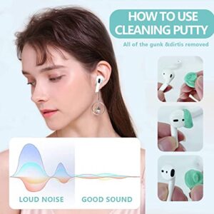 203PCS Airpod Cleaner Kit,iPhone Charge Port Cleaning kit,Airpods Earbud Cleaning Putty, Remove Ear Wax,Phone Phone Cleaning kit,for Airpods Charging Case/Headphones/Phone/Earbuds/Camera