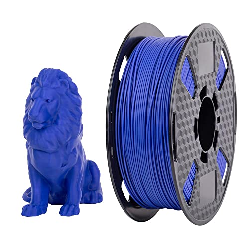 PLA MAX PLA + Royal Blue PLA Filament 1.75 mm 3D Printer Filament 1KG 2.2LBS Spool 3D Printing Material Stronger Than Standard PLA PRO PLA Plus Filament CC3D Royal Blue Color