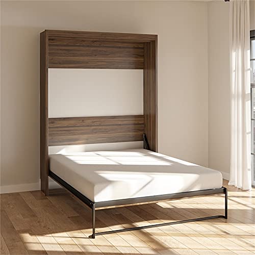 Signature Sleep Queen Murphy Wall Bed in Walnut