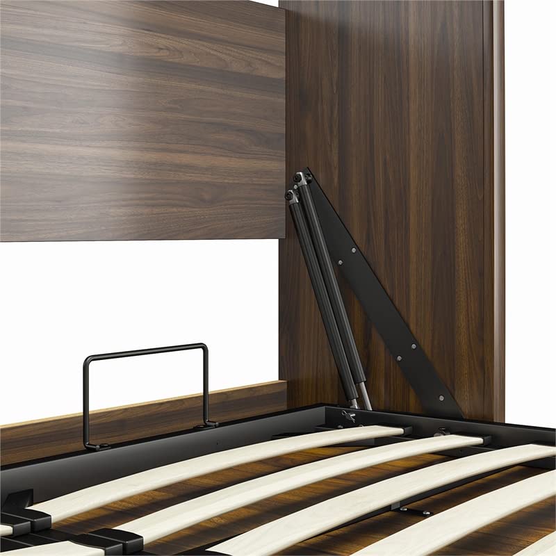 Signature Sleep Queen Murphy Wall Bed in Walnut