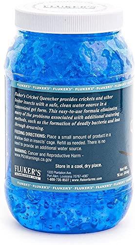 Fluker's Cricket Quencher Original Formula 16oz - Includes Attached DBDPet Pro-Tip Guide