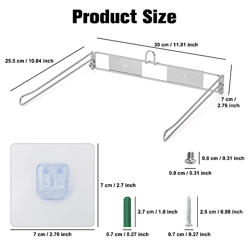 LUJUE Bag Holder for Plastic Bags, Plastic Bag Holder, T-Shirt Bag Rack, T Shirt Bags Holder for T Shirt Bags, Hanging Bag Holder