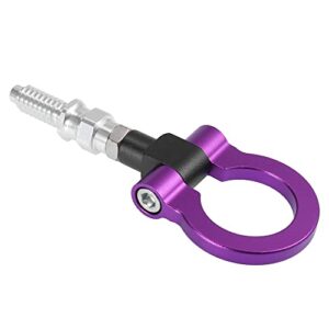 x autohaux purple aluminum alloy front bumper trailer ring eye towing tow hook screw for bmw 325i 335i 550i 125i 120i 330i 318i 530i