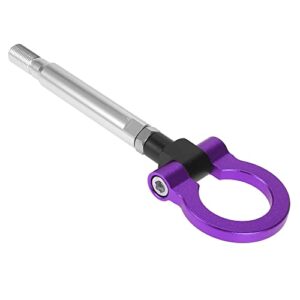 x autohaux purple aluminum alloy front bumper trailer ring eye towing tow hook screw for subaru impreza wrx brz