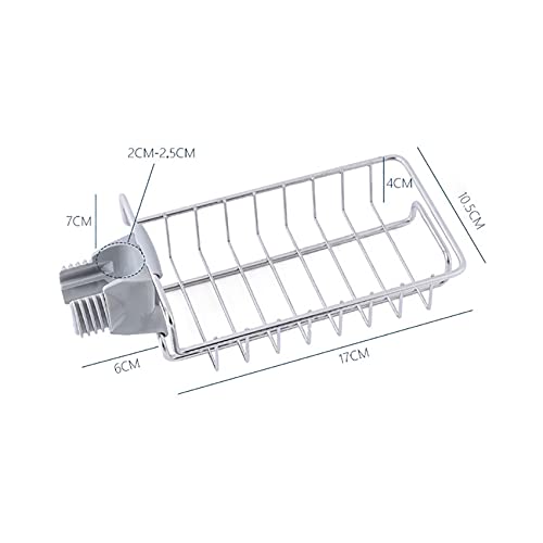 TraveT Rack Drain Storage Rack Drain Rack Free Punch Faucet Drain Rack Shelf Stainless Steel Adjustable Storage Household