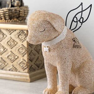 iHeartDogs Dog Memorial Devoted Dog Angel Figurine - Dog Statue Pet Memorial Gifts