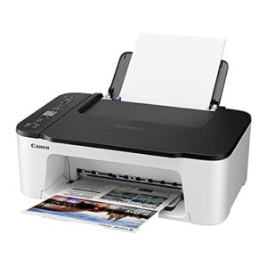 canon pixma ts series wireless all-in-one color inkjet printer, white - print, scan, copy - 4800 x 1200 dpi, borderless printing