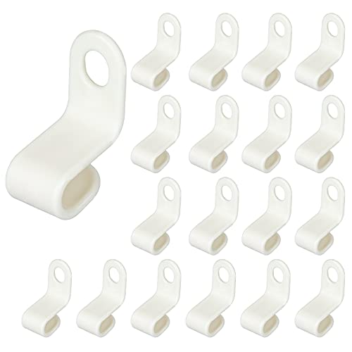 FVVMEED 20 Pieces Clothes Hanger Connector Hooks, Plastic Mini Multi-Layer Cascading Hanger Hooks Hanging Clips for Cabinets Huggable Hangers Space Saving for Closet Organizer Coat, Bag Storage