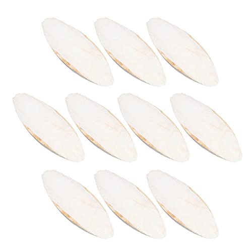 CYW 10pcs Natural Cuddle Bone 9-11cm Cuttlefish Bone Parrot Chew Toys Chewing Bird Food Calcium Pick Stone Bird Cuttlebone Toys