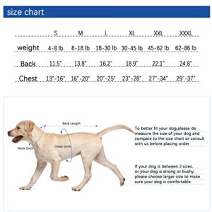 Dog Recovery Suit Cats Bodysuits for Abdominal Wounds Recovery Shirt for Male Female Pet Surgical Snugly Suit After Surgery Anti-Licking Dog Onesies, Substitute E-Collar & Cone Medium