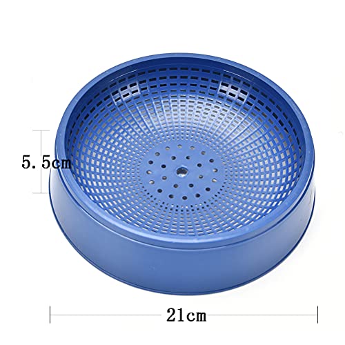 tuhanying-us 12 PCS Plastic Bird Nest-Bird Nesting Bowls Pigeon Nest Bowl Breeding Hatching Nest Pigeon Hatching Egg Nest with Grass Mat for Pigeons Quails