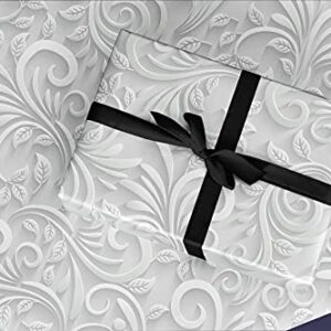 Wedding Gift Wrap - Large Elegant Pattern - 24"x10'