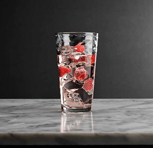 Glaver's Drinking Glasses Set of 10 Highball Glass Cups, Premium Glass Quality Coolers 17 Oz. Glassware. Ideal for Water, Juice, Cocktails, and Iced Tea. Dishwasher Safe.…