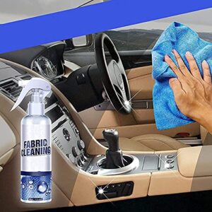 car interior cleaning agent strong detergent for household flannels fabrics, multi-purpose automotive interior fabric cleaning agent spray, car leather seat cleaner kit (100ml)