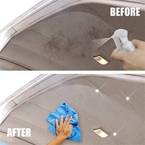 Car Interior Cleaning Agent Strong Detergent for Household Flannels Fabrics, Multi-Purpose Automotive Interior Fabric Cleaning Agent Spray, Car Leather Seat Cleaner Kit (100ml)