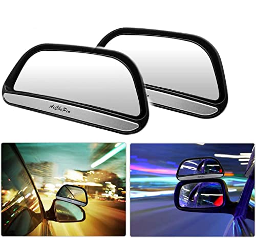 Adjustable 360 Degree Rotation Wide Angle Side Rear Mirrors Blind Spot Snap Way Rearview Mirror Universal Black