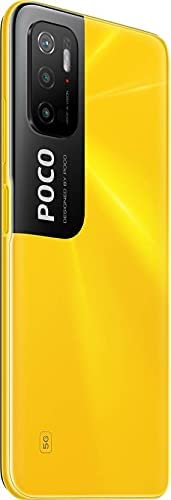 Poco M3 PRO 5G + 4G Volte Global Unlocked GSM 6.5" Octa Core 48mp Triple Camera (Not Verizon/Boost/CDMA) (Yellow, 64GB+4GB)