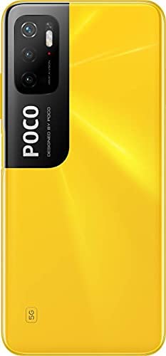 Poco M3 PRO 5G + 4G Volte Global Unlocked GSM 6.5" Octa Core 48mp Triple Camera (Not Verizon/Boost/CDMA) (Yellow, 64GB+4GB)