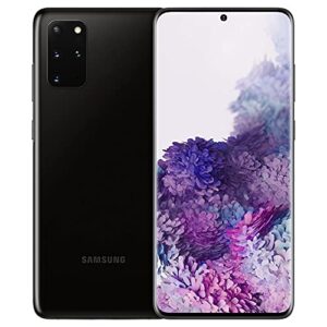 samsung galaxy s20+ plus (128gb, 12gb) 6.7" 120hz amoled, snapdragon 865 canada 5g global 4g lte (gsm + cdma) unlocked (at&t, verizon, t-mobile, metro) international model sm-g986w (cosmic black)