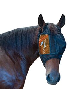 xpertequine restoration equine mask with left patch, large