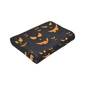 Halloween Pumpkin Ultra-Soft Micro Fleece Blanket Durable Keeps Warm The Office Blanket for All Seasons and Scene 60x50 Inch