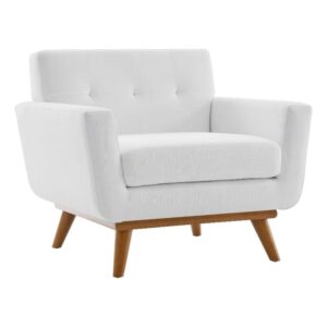 modway engage sofas, white