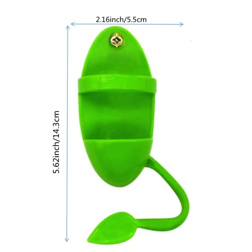 2pcs Bird Feeding Cup Rack Plastic Cuttlebone Holder,Bird Food Holder, Plastic Food Fruit Feeding Perch Stand Holder for Pet Bird Supplies Fruit Vegetable Storage Stands