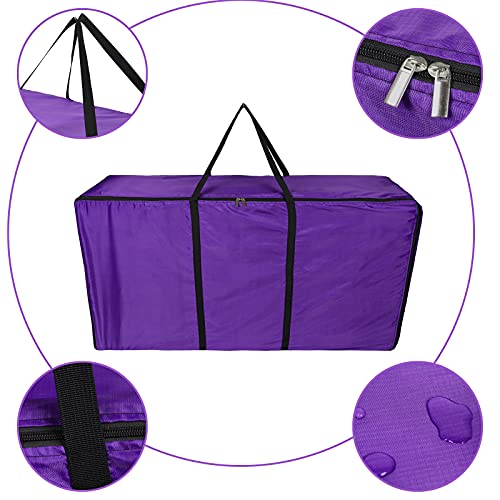 HYXITVCG Hay Bag, Heavy Duty Hay Bale Storage Bag, Extra Large Tote Hay Bale Carry Bag, Portable Horses Goats Livestock Hay Bale Bag with Zipper and Handle (45'' x 23'' x14'')