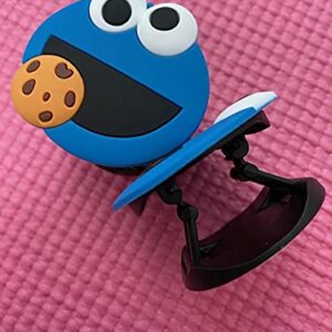 Eggy Cute Cartoon Cell Phone Holder Grip Stand Compatible with iPhone and Android (Cookie)