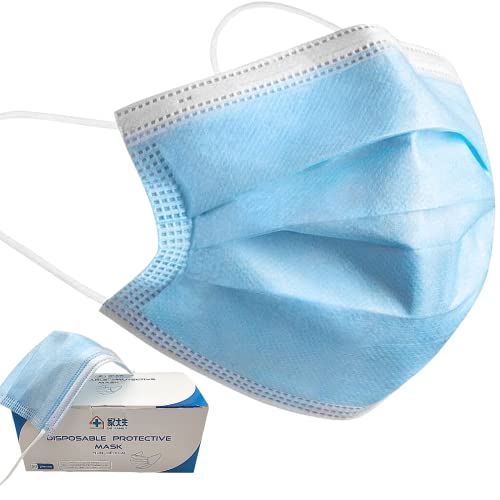 Dr. Family Disposable Face Mask for Adults, 50 PCs, Face Mask with Excellent Fit, Breathable Disposable Masks, Soft Ear Loops, Perfect for Travel, Office, School - Ship from USA