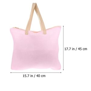 OSALADI Mesh Laundry Bags Mesh Wash Bag for Delicates Underwear with Premium Zipper Clothing Washing Bags for Laundry Travel Storage Bag Pink