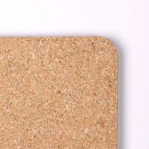 30 Pack Cork Drink Coasters Blank Reusable Absorbent Eco-Friendly DIY Project Tile Craft Board Restaurant Cafe Wedding Supplies and Accessories Home Bar Kitchen Essential (Square)