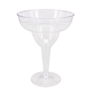 belinlen 18 count 11oz clear hard plastic margarita glasses/party cups wedding parties cocktail cups