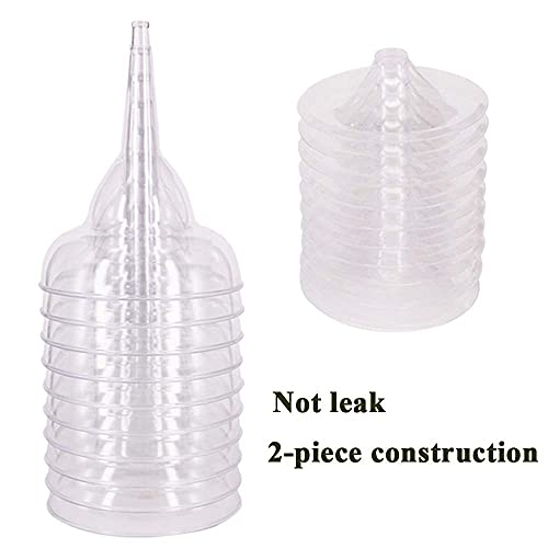 Belinlen 18 Count 11oz Clear Hard Plastic Margarita Glasses/Party Cups Wedding Parties Cocktail Cups