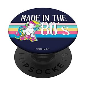 my little pony made in the eighties rainbow stripes popsockets swappable popgrip